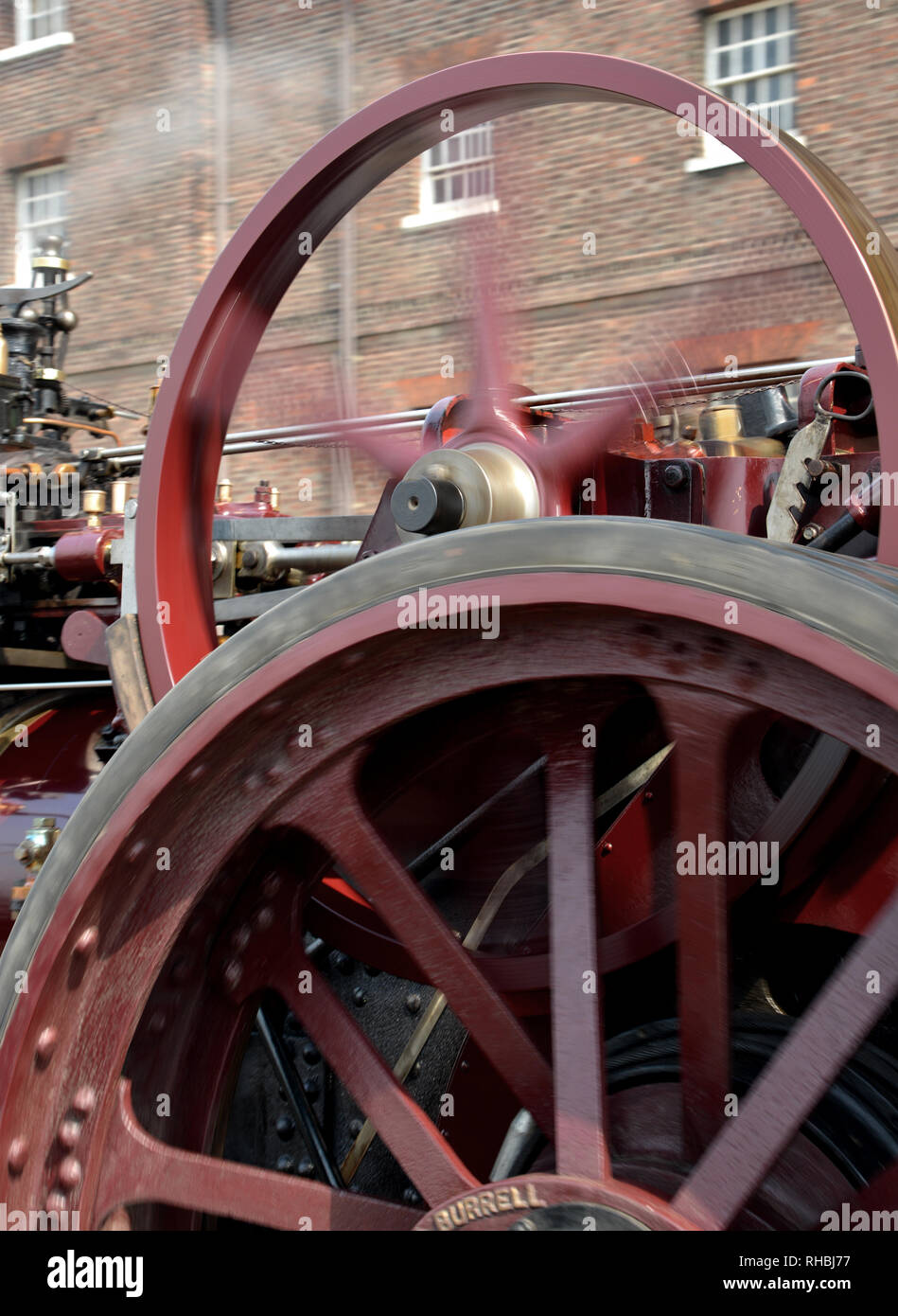 Steam traction engine Stock Photo - Alamy