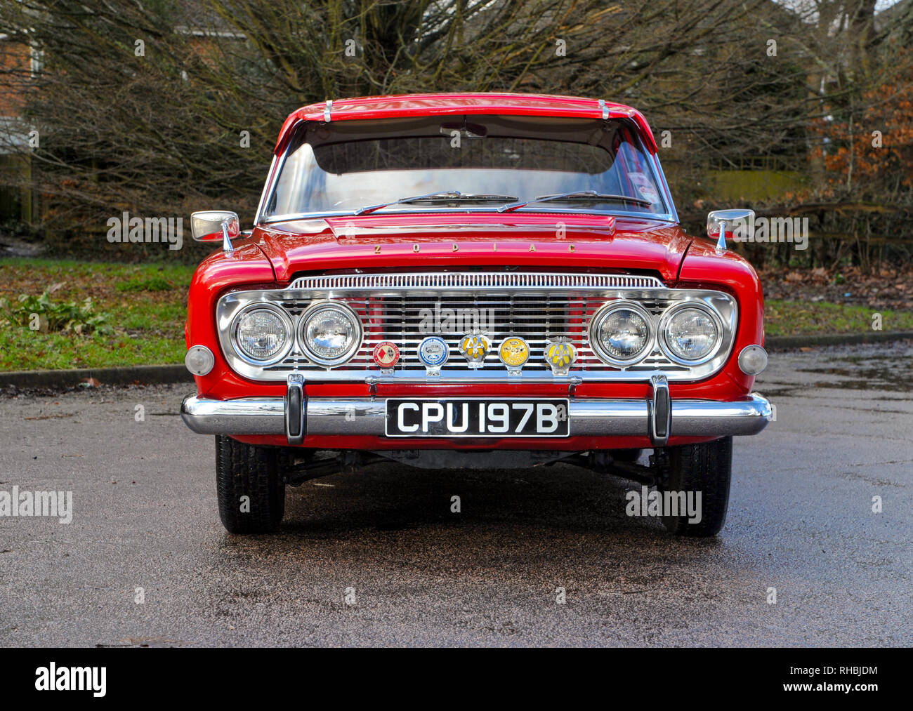 1964 Ford Zodiac classic British executive car Stock Photo - Alamy