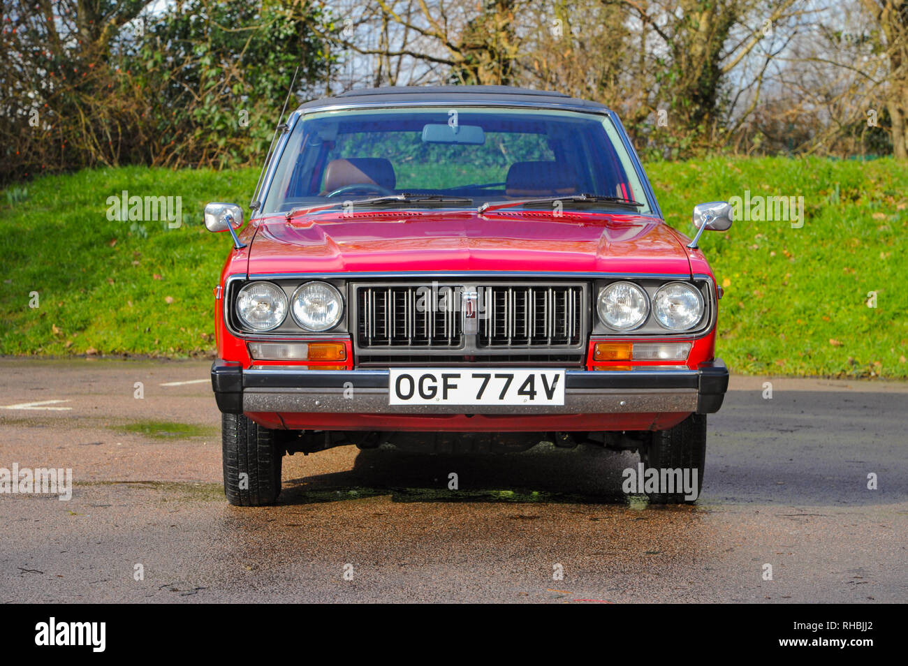 1980 Datsun 180B estate, classic Japanese car Stock Photo - Alamy