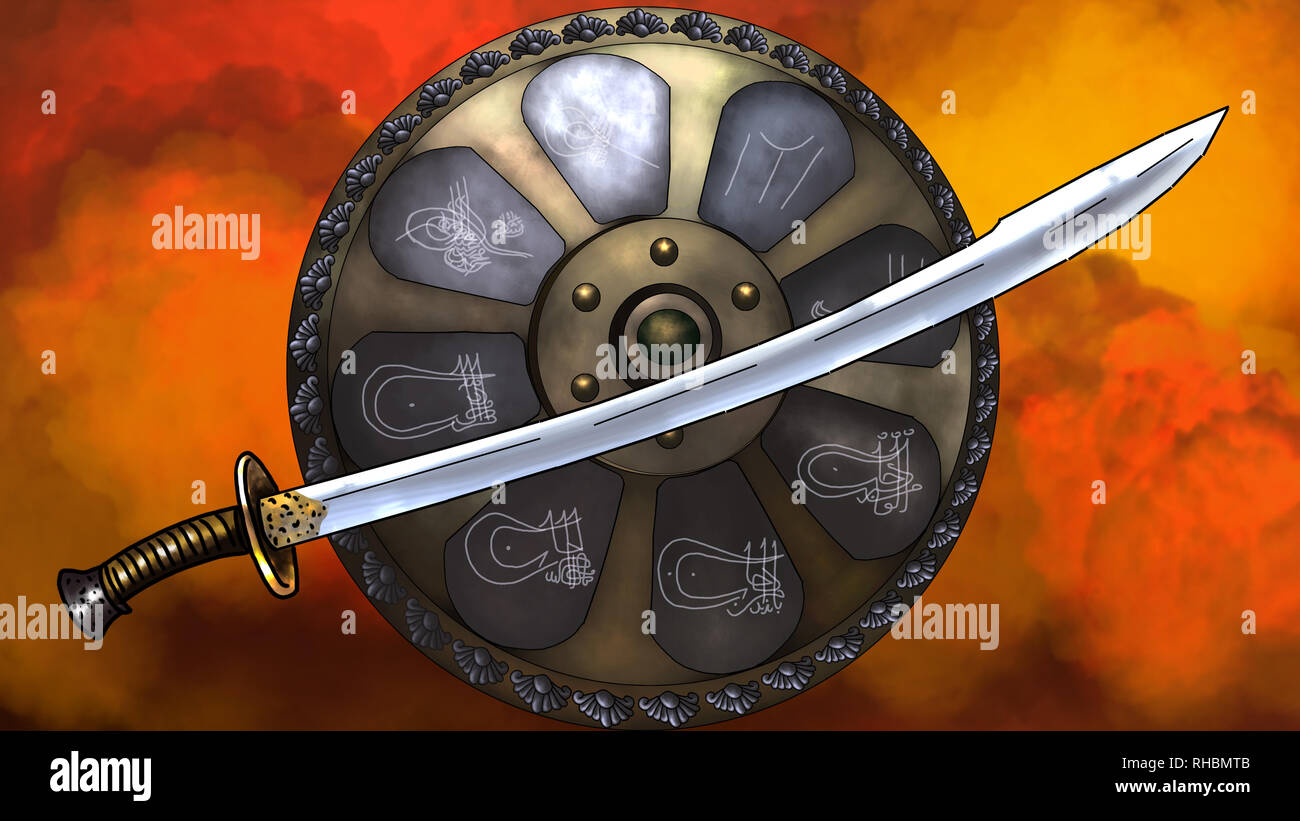 Ottoman shield hi-res stock photography and images - Alamy