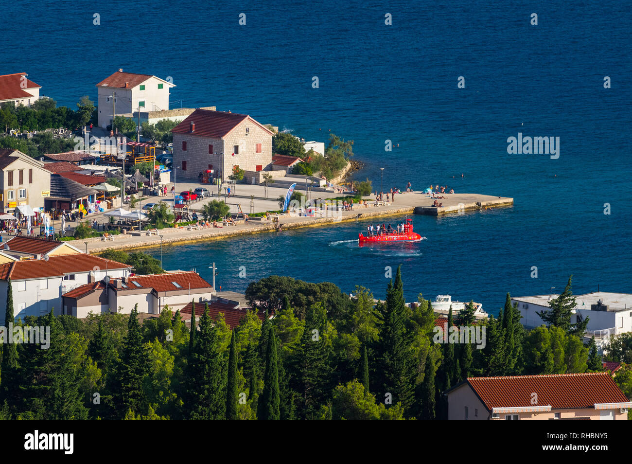 Starigrad-Paklenica, town at the entrance of National Park Paklenica ...
