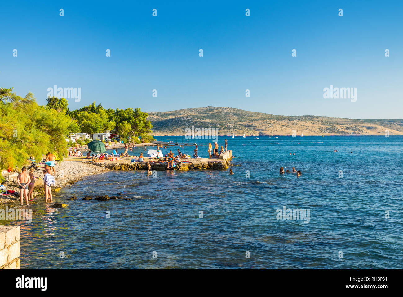 Starigrad-Paklenica, town at the entrance of National Park Paklenica ...