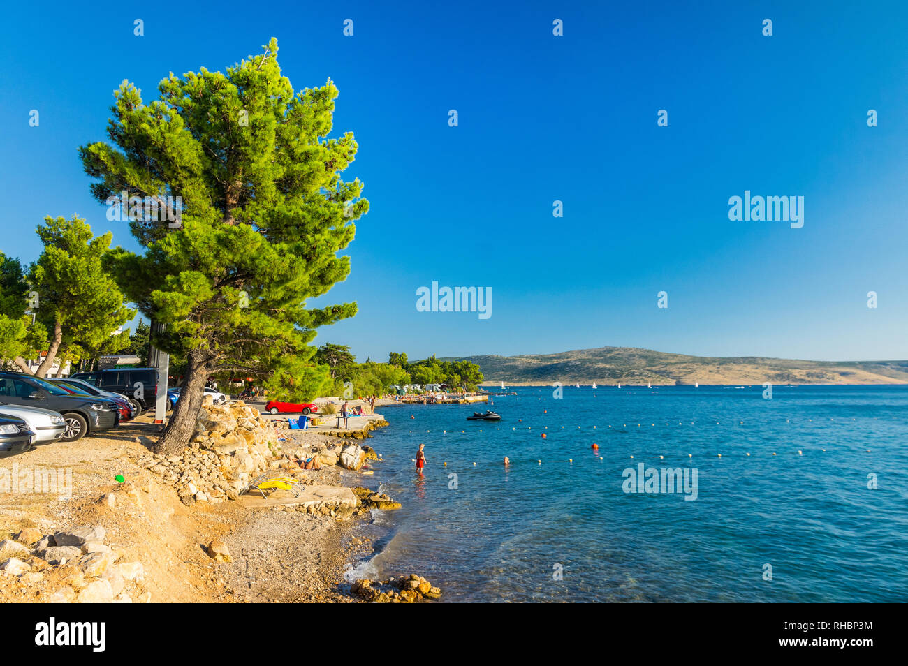 Starigrad-Paklenica, town at the entrance of National Park Paklenica ...