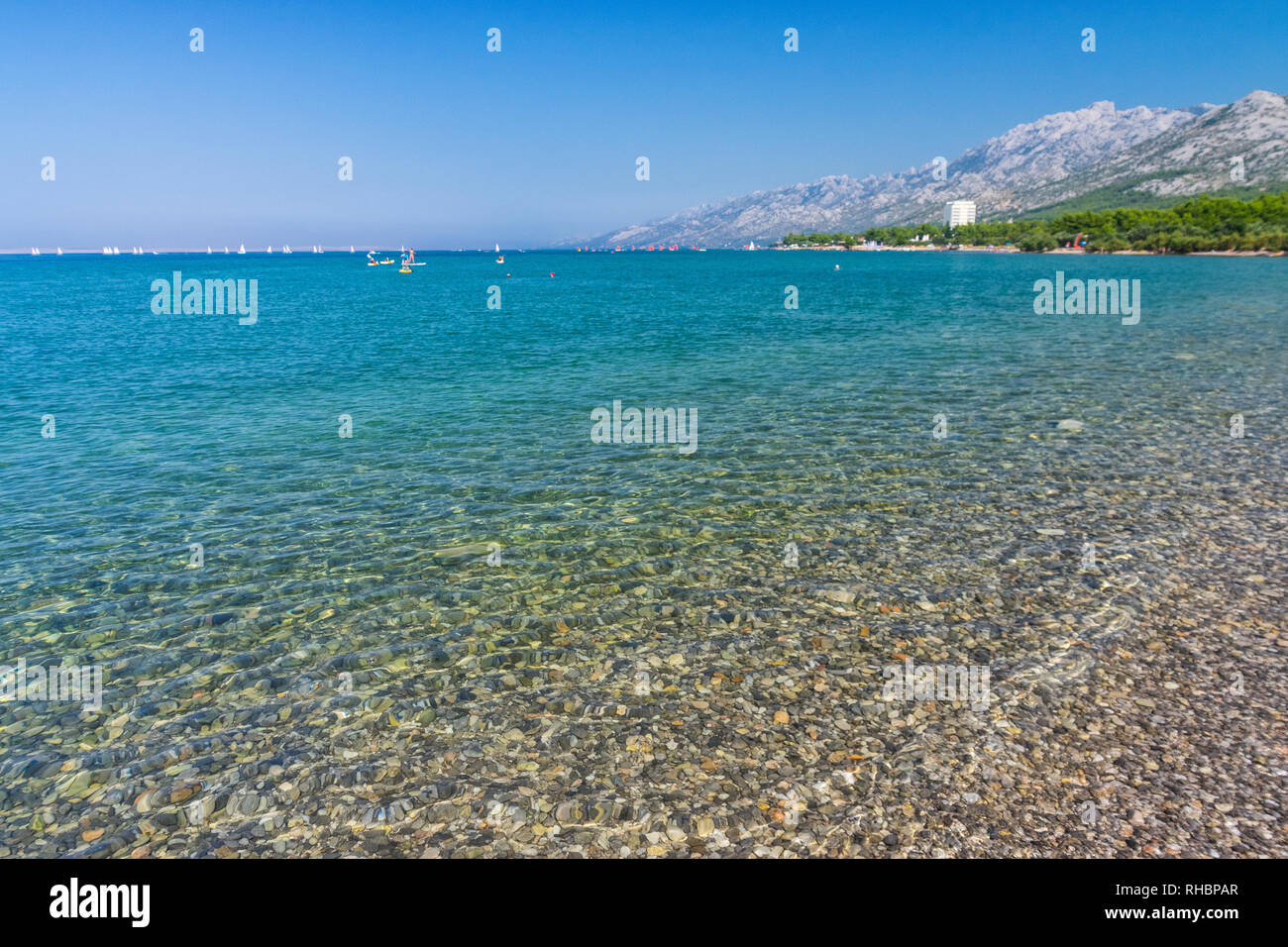 Starigrad-Paklenica, town at the entrance of National Park Paklenica ...