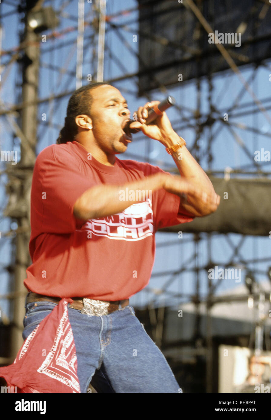 BUSTA RHYMES American rapper in August 2002. Photo: Jeffrey Mayer Stock ...