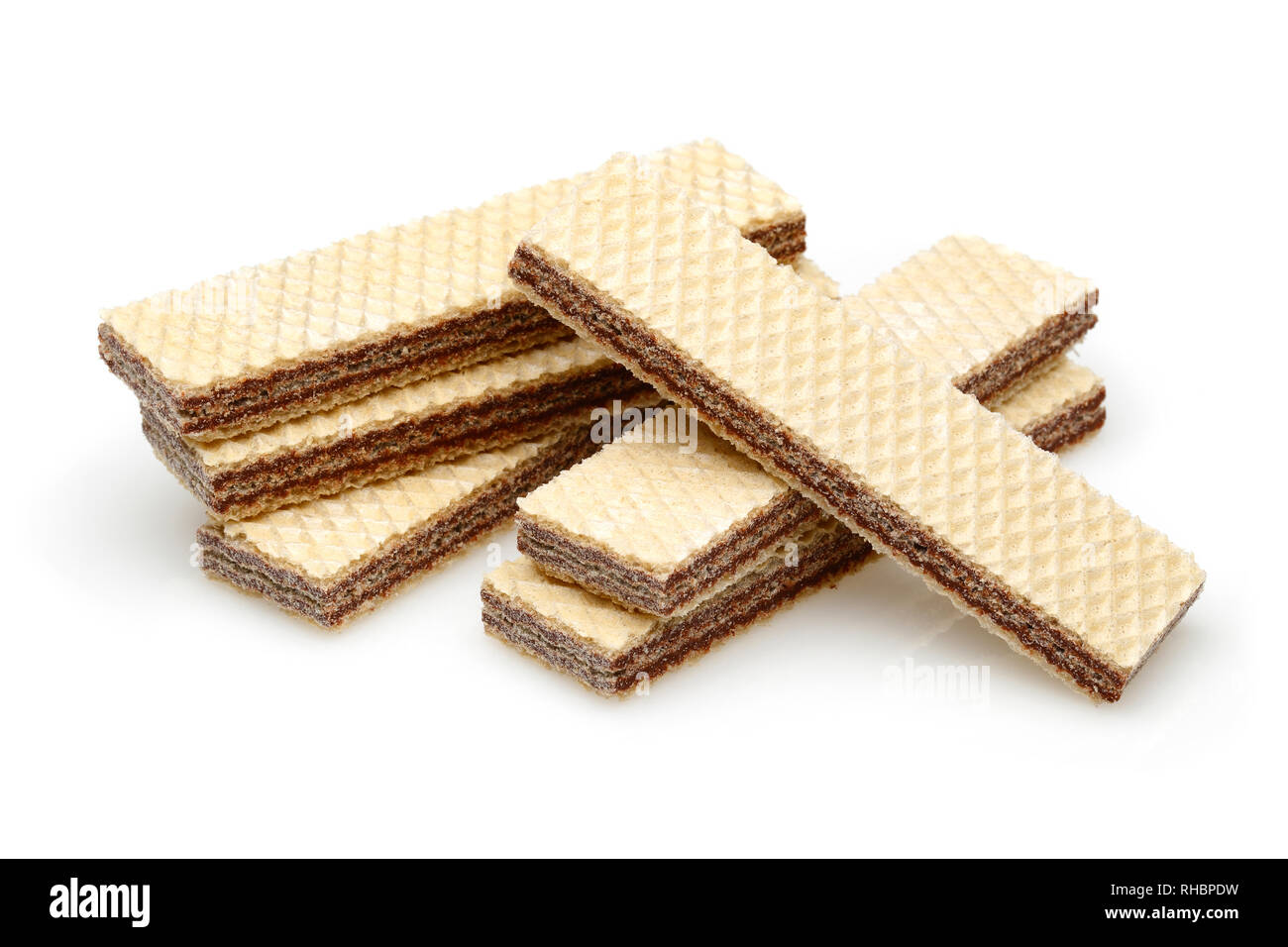 Chocolate filled wafers hi-res stock photography and images - Alamy