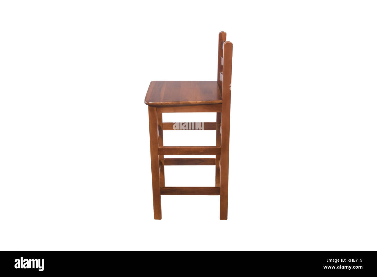Wood chair. Object isolated of white background Stock Photo - Alamy