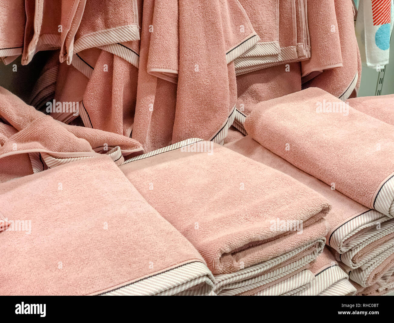 Stack of linens hi-res stock photography and images - Alamy