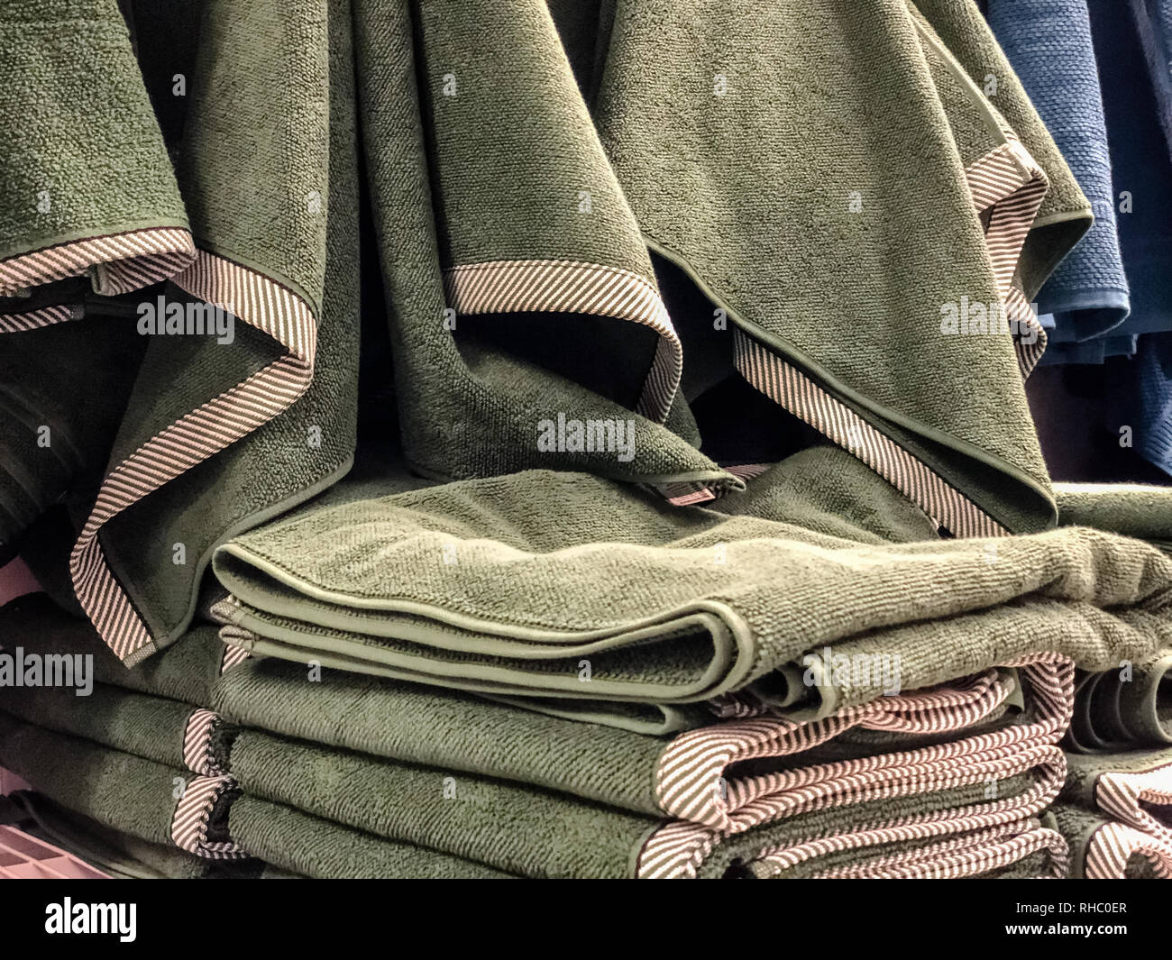 Stack of linens hi-res stock photography and images - Alamy