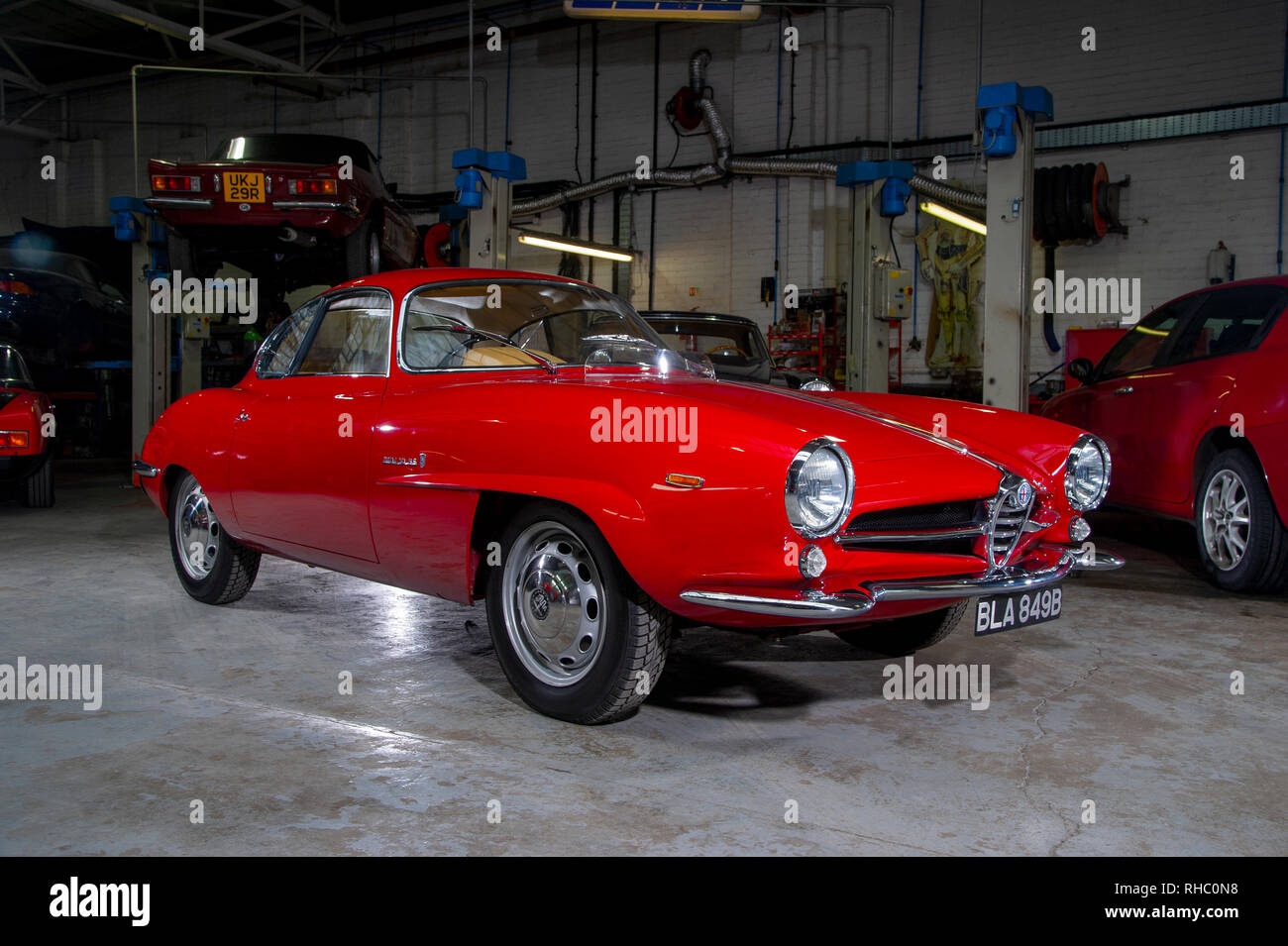 1964 Alfa Romeo Giulia SS classic Italian sports coupe Stock Photo - Alamy