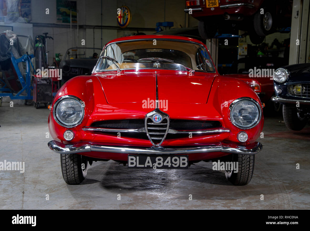 1964 Alfa Romeo Giulia SS classic Italian sports coupe Stock Photo - Alamy