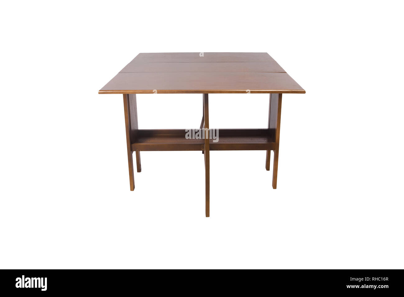 Table isolated on white background Stock Photo - Alamy