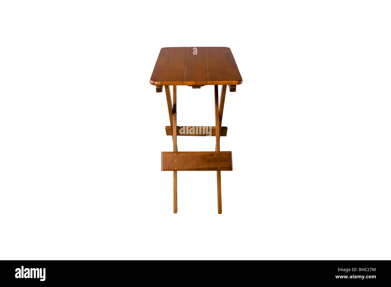 Table isolated on white background Stock Photo - Alamy