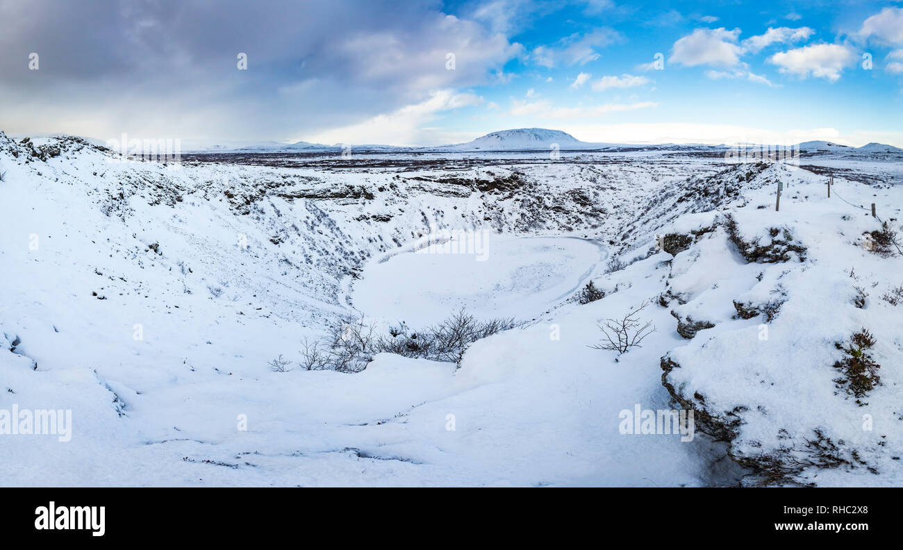 Hiking ice volcano hi-res stock photography and images - Alamy