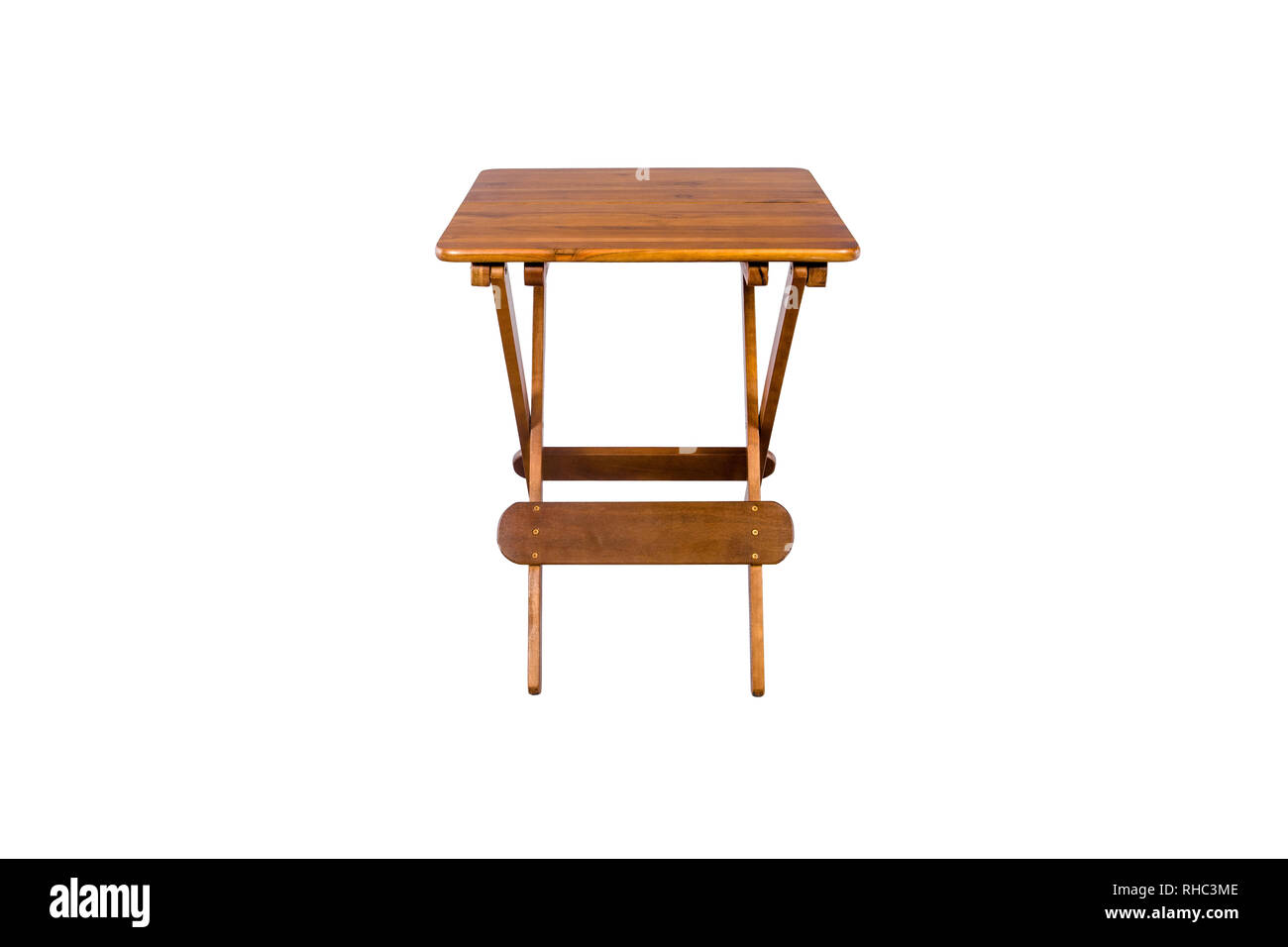 Table isolated on white background Stock Photo - Alamy