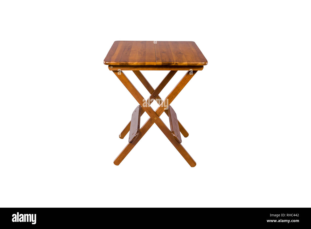 Table isolated on white background Stock Photo - Alamy