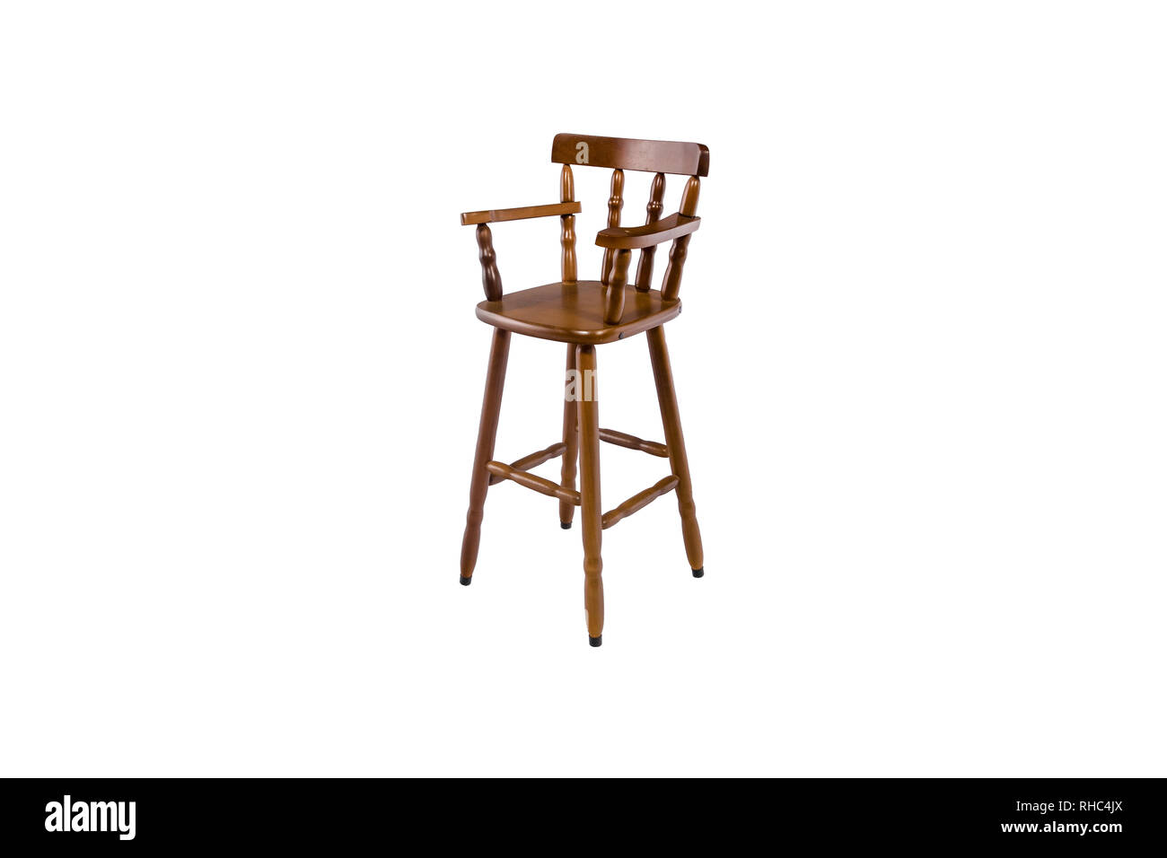 Wood chair. Object isolated of white background Stock Photo - Alamy