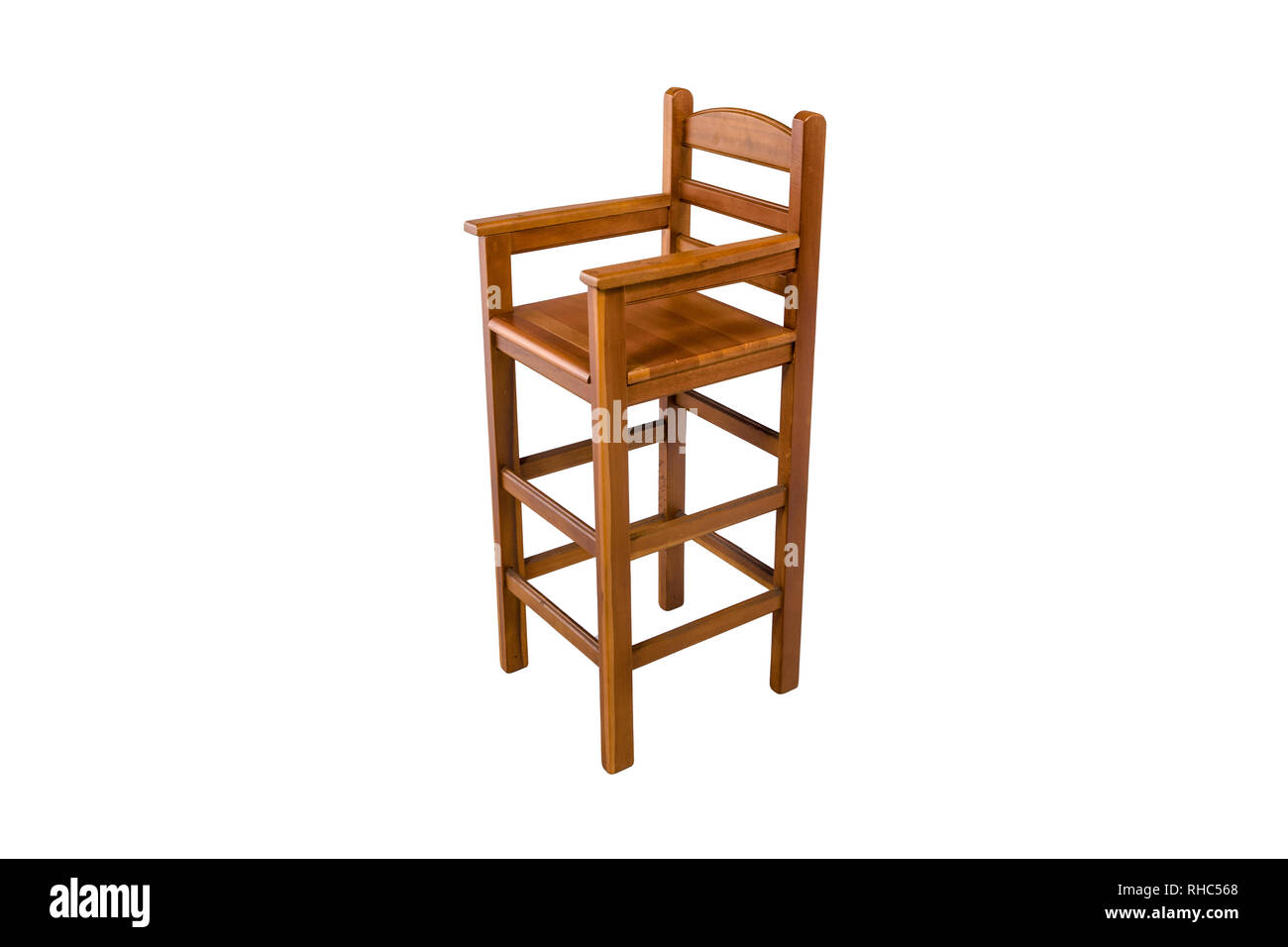 Wood chair. Object isolated of white background Stock Photo - Alamy