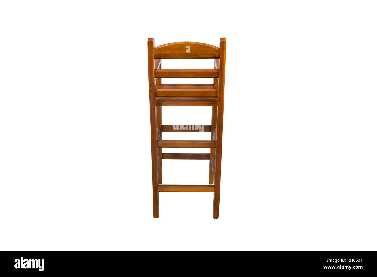 Wood chair. Object isolated of white background Stock Photo - Alamy