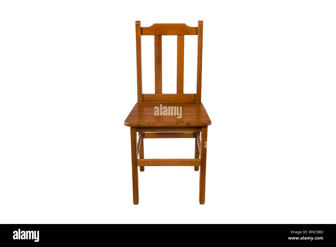 Wood chair. Object isolated of white background Stock Photo - Alamy