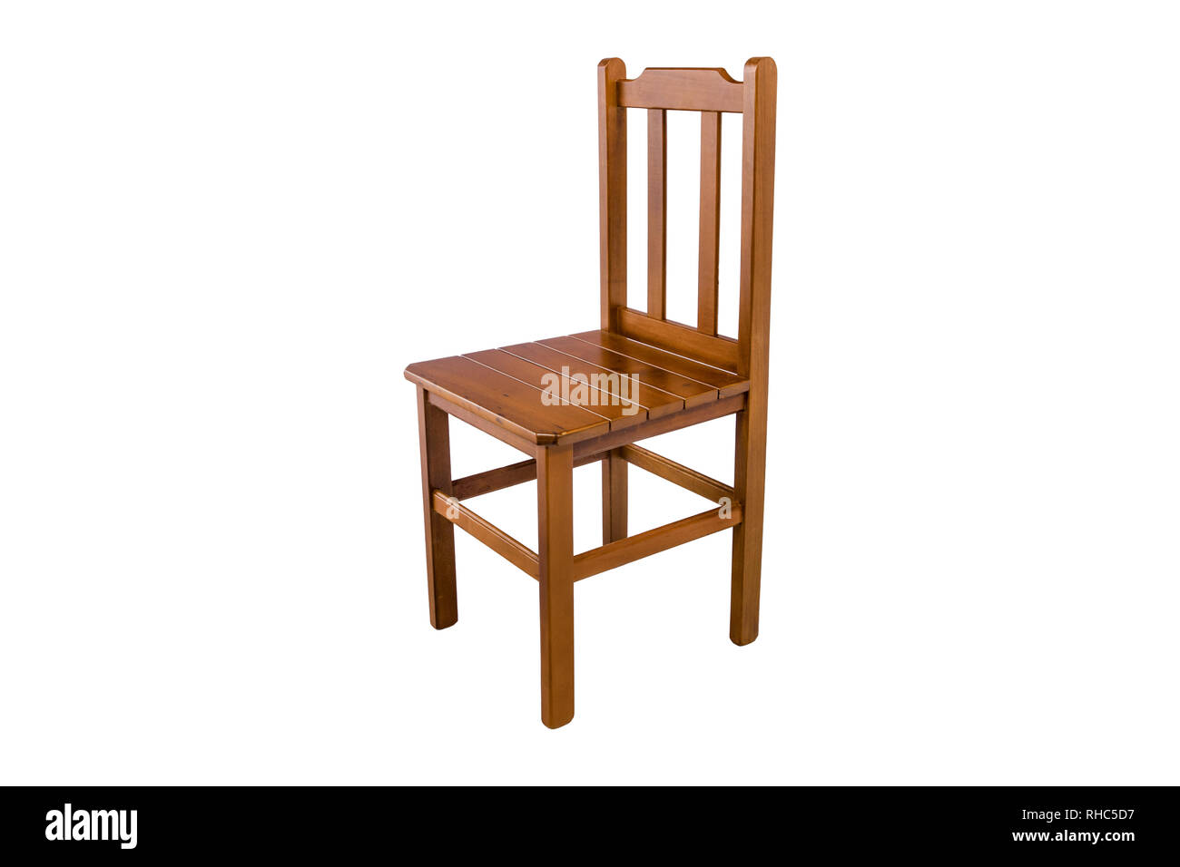Wood chair. Object isolated of white background Stock Photo - Alamy