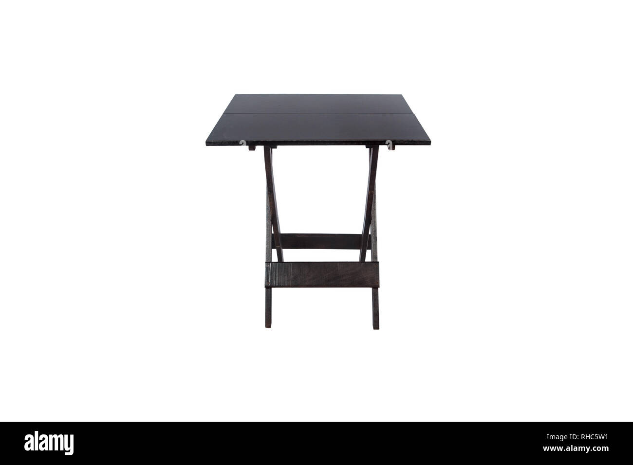 Table isolated on white background Stock Photo - Alamy