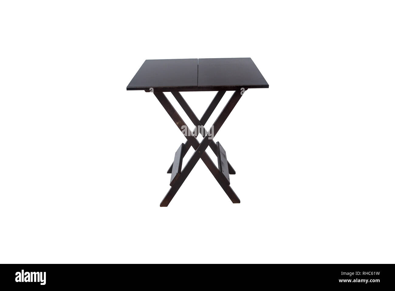 Table isolated on white background Stock Photo - Alamy