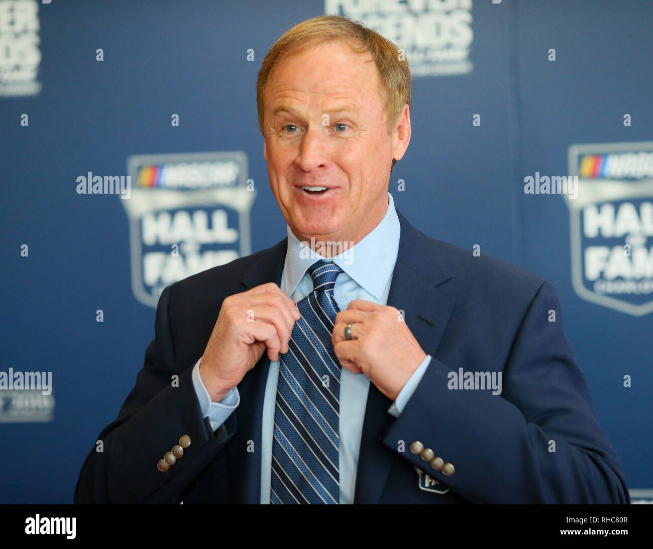 Charlotte, North Carolina, USA. 1st Feb, 2019. Retired NASCAR Cup ...