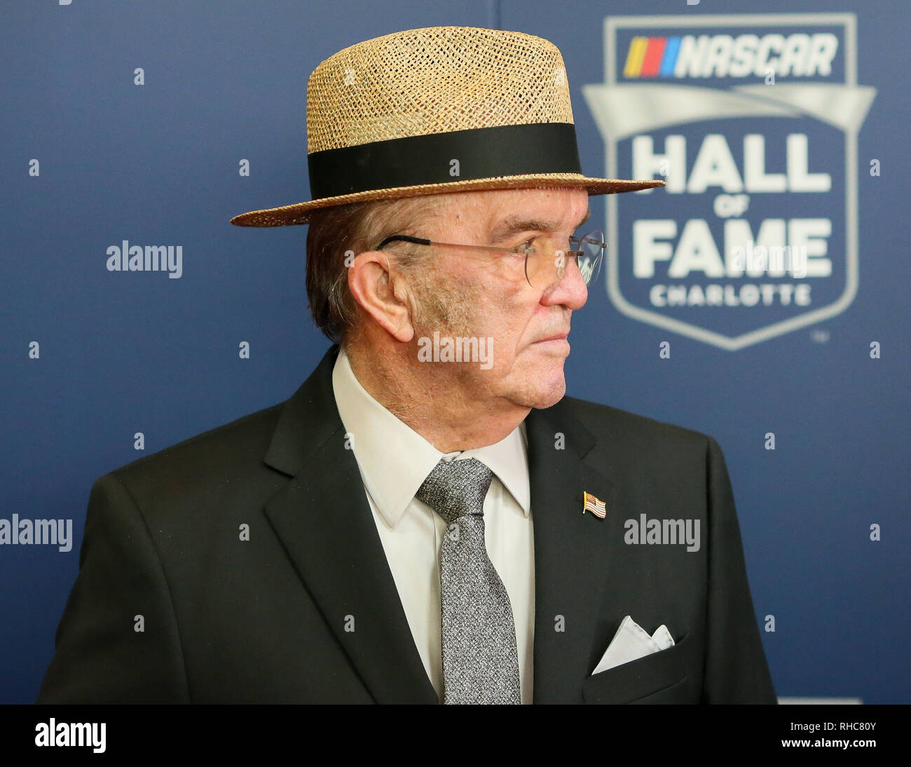 Charlotte, North Carolina, USA. 1st Feb, 2019. NASCAR Team Owner JACK ...