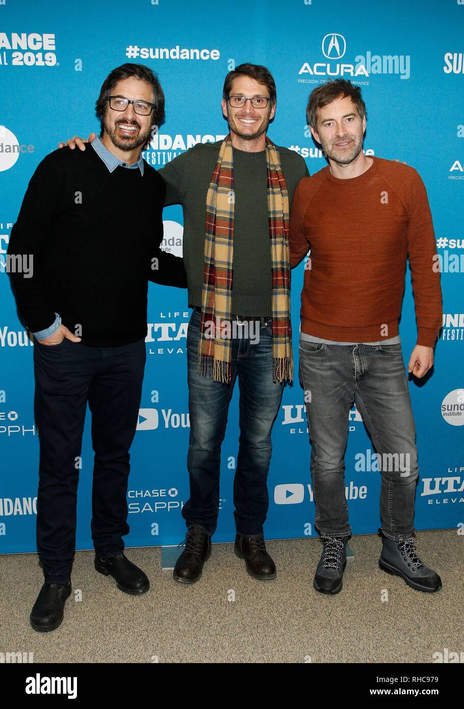 Park City, UT, USA. 1st Feb, 2019. Ray Romano, Alex Lehmann, Mark ...