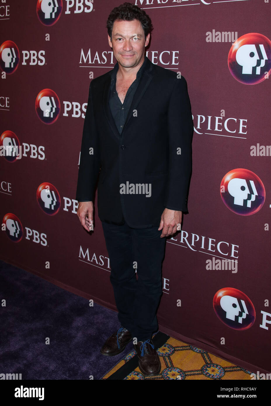 PASADENA, LOS ANGELES, CA, USA - FEBRUARY 01: Actor Dominic West ...