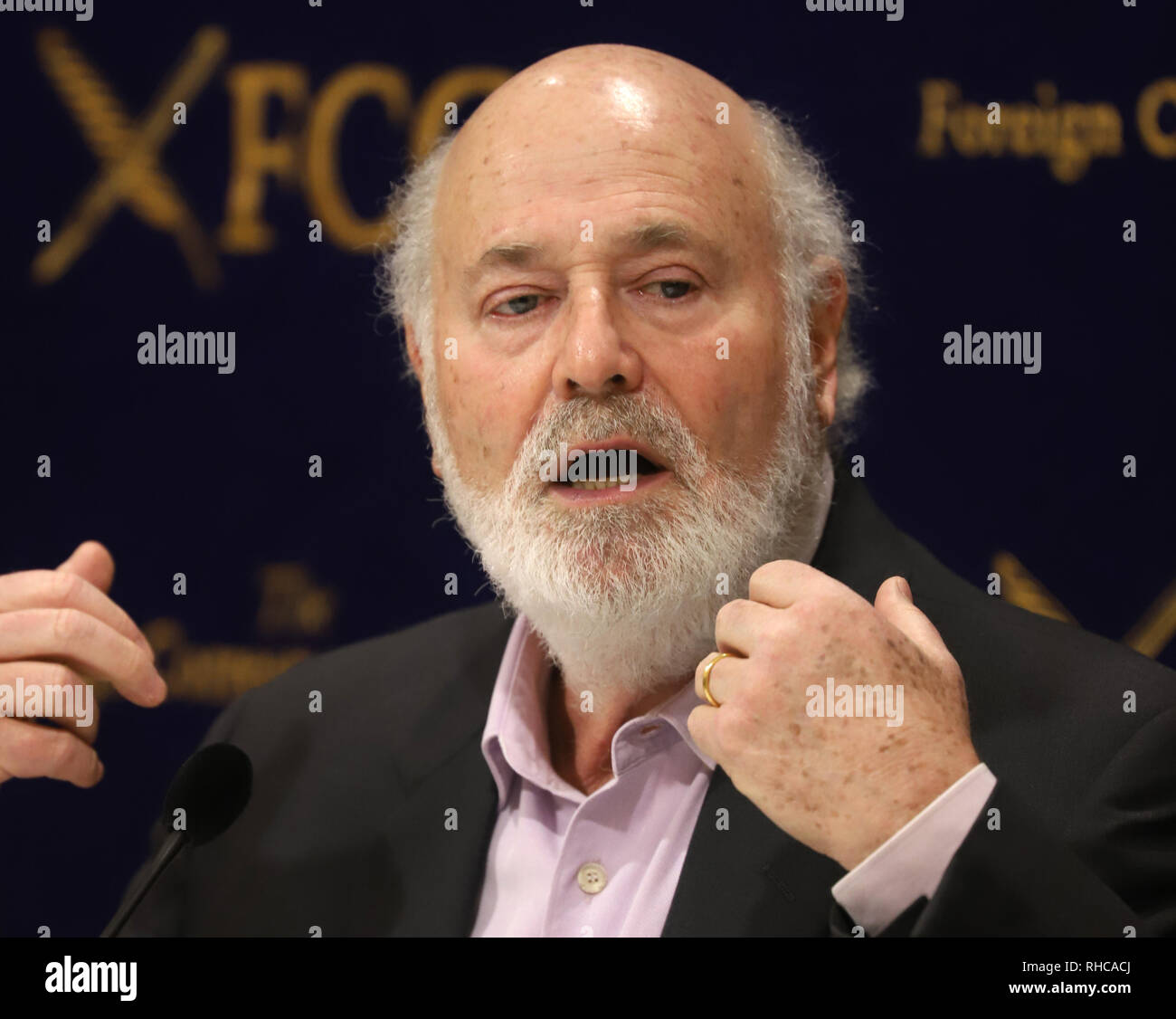 Tokyo, Japan. 1st Feb, 2019. American film director and actor Rob ...