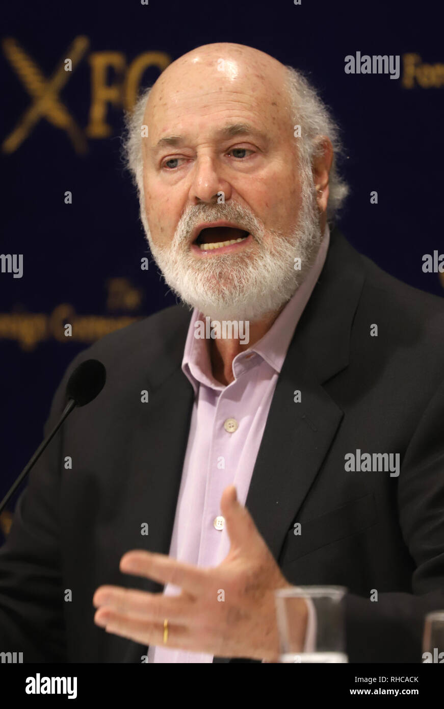 Tokyo, Japan. 1st Feb, 2019. American film director and actor Rob ...