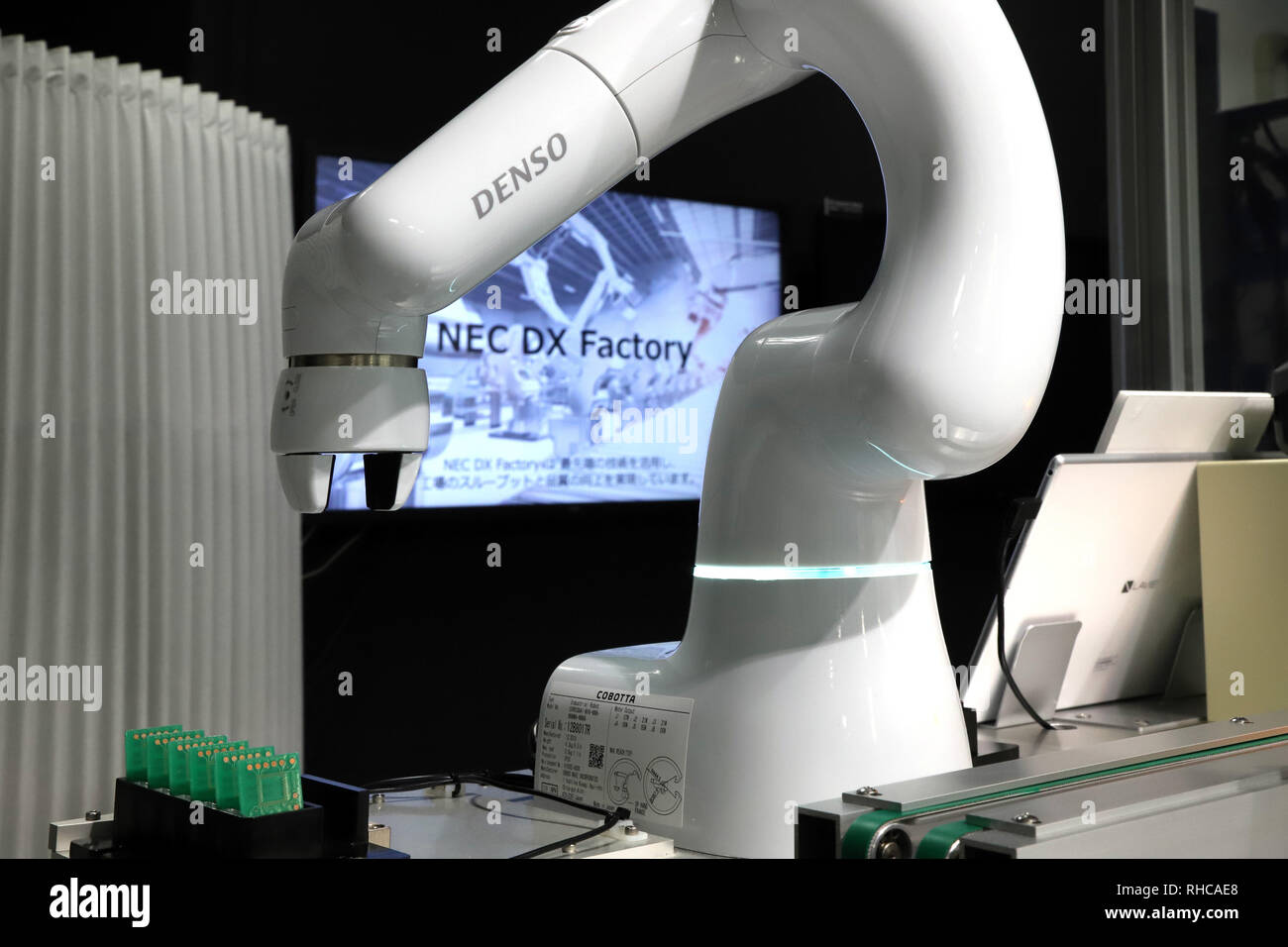 Kawasaki, Japan. 1st Feb, 2019. Japan's electronics giant NEC ...