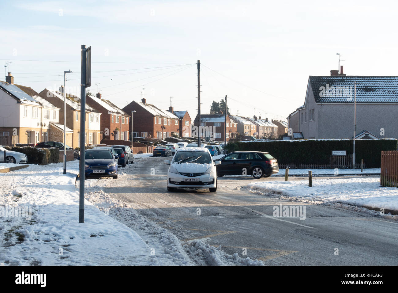 Reading, UK. 2nd Feb 2019. UK Weather: The morning has started cold ...