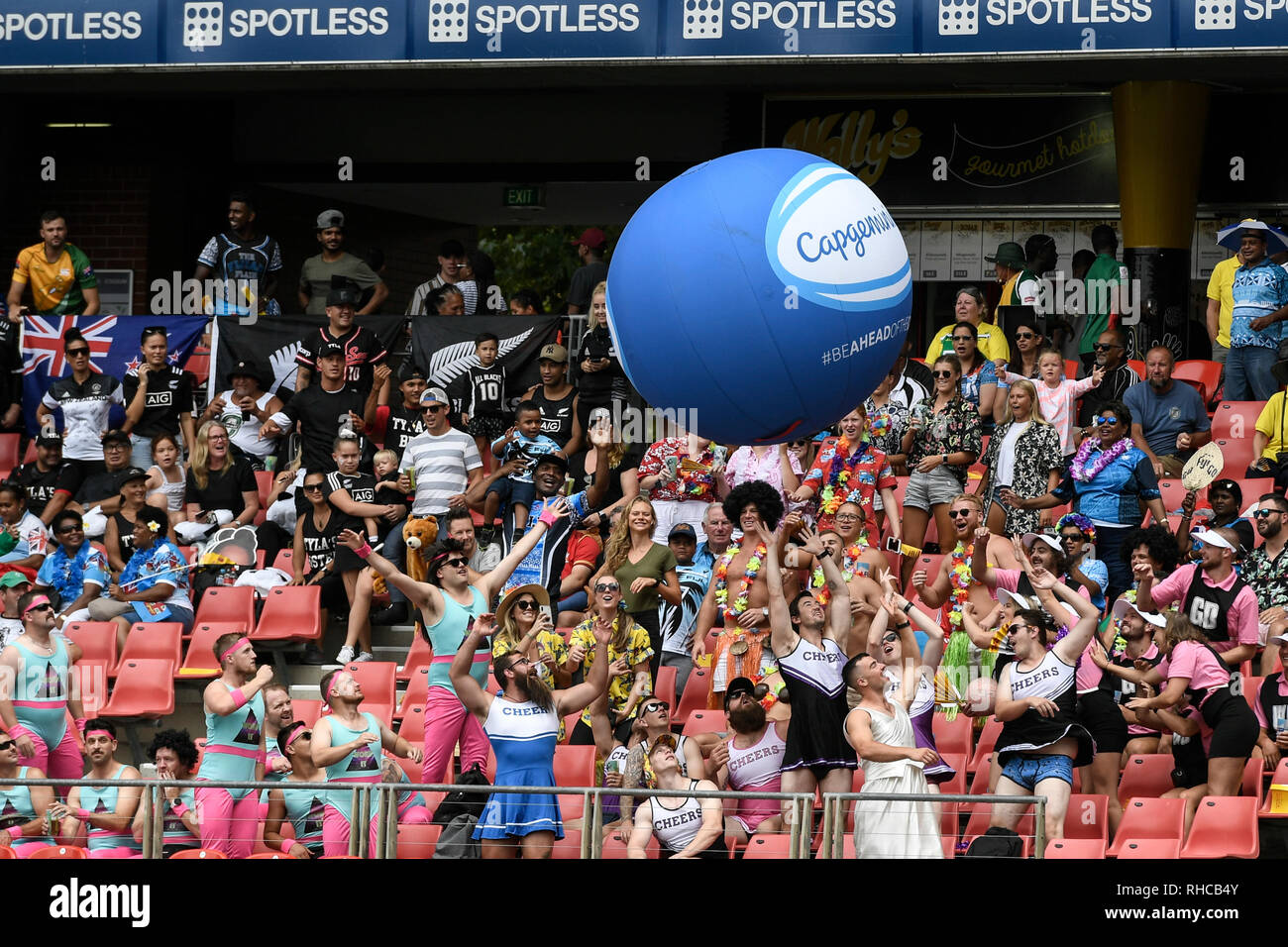 Rugby sevens fancy dress hi-res stock photography and images - Alamy