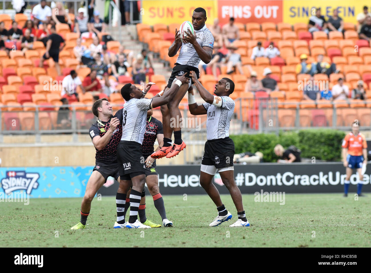 Spotless Stadium, Sydney, Australia. 2nd Feb, 2019. HSBC Sydney Rugby ...