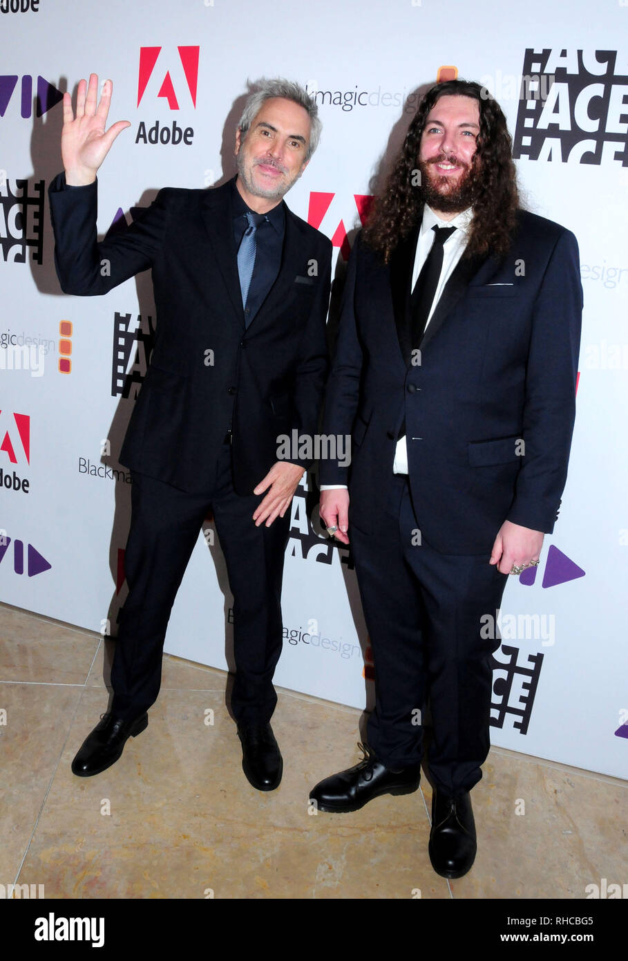 BEVERLY HILLS, CA - FEBRUARY 1: Director/co-editor Alfonso Cuaron and ...