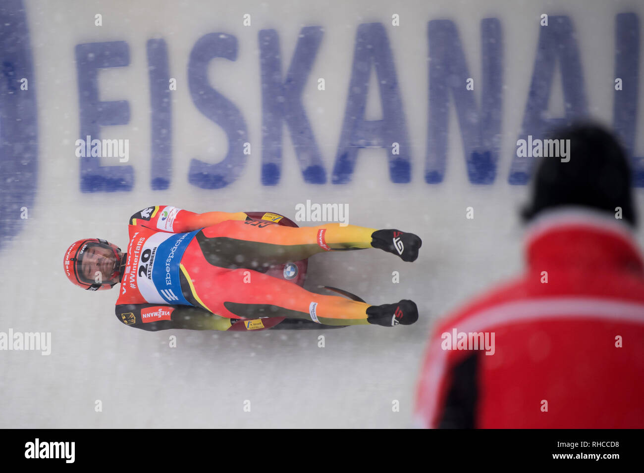 Altenberg, Germany. 02nd Feb, 2019. Tobogganing: World Cup, singles ...