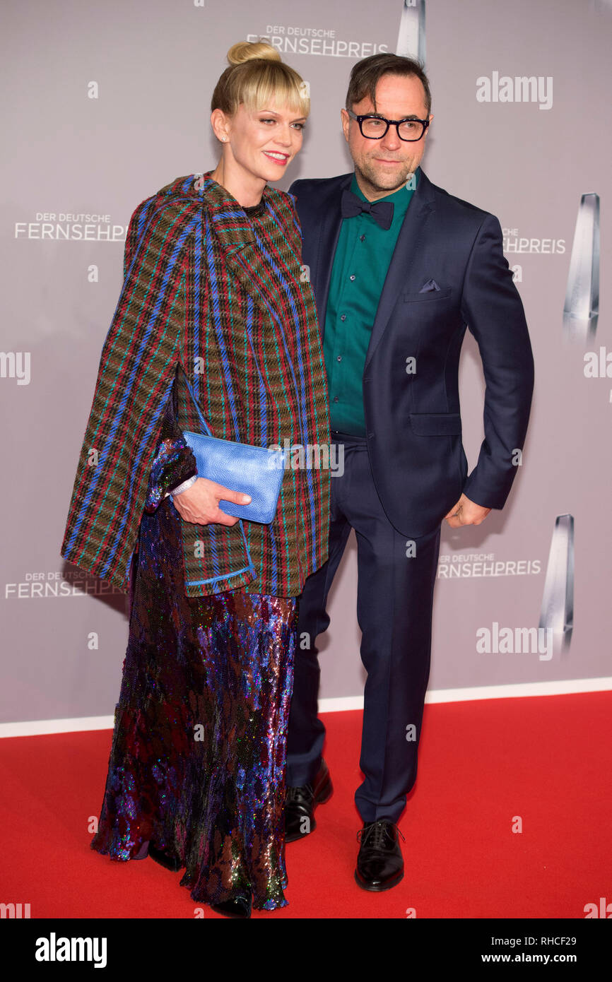 Anna LOSS, actress, Jan Josef LIEFERS, actor, portrait, portrÃ t, portrait, cropped single image ...