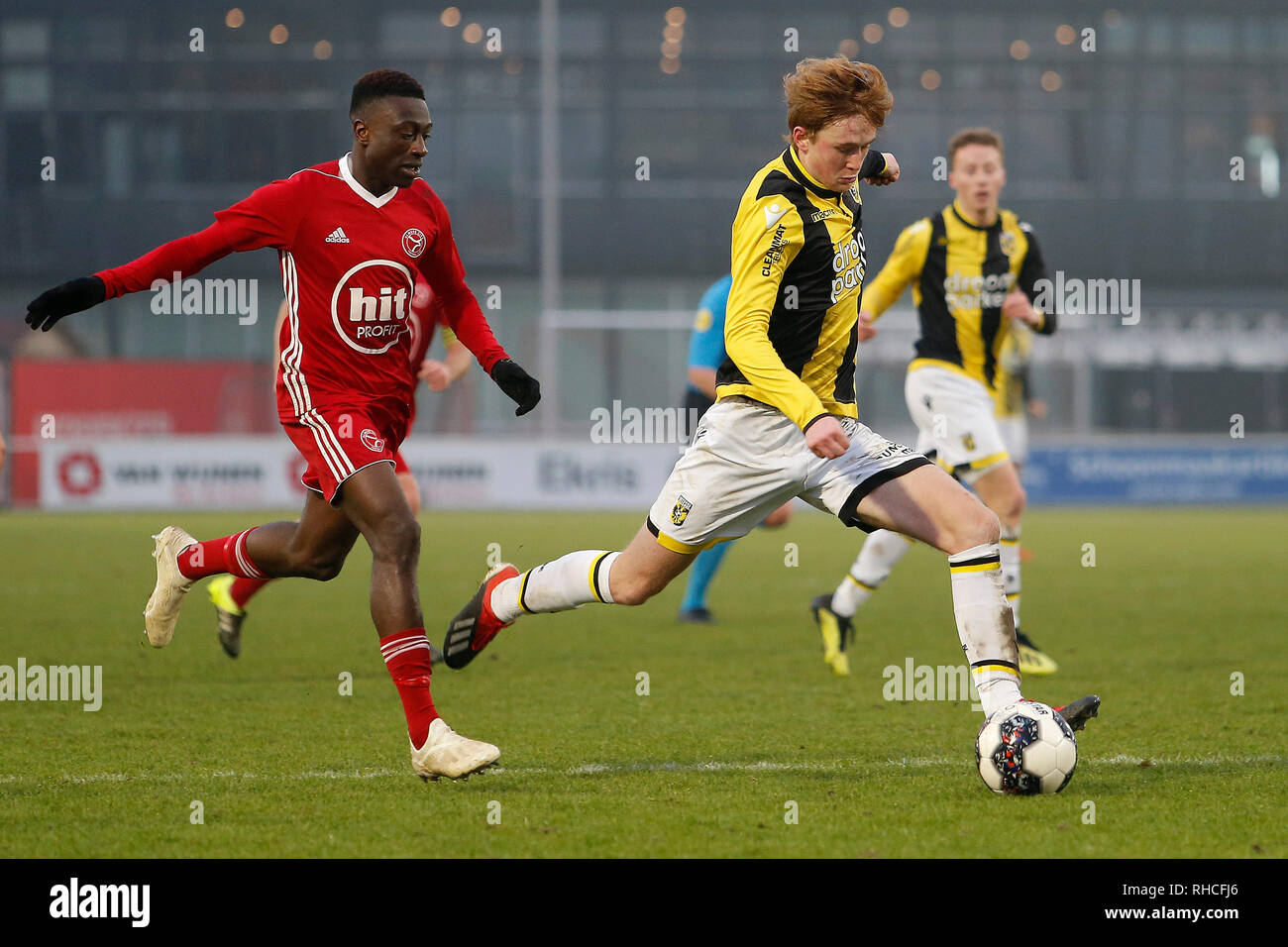 Waregem, Belguim. 2nd February Netherlands. 2nd February 2019. ALMERE ...