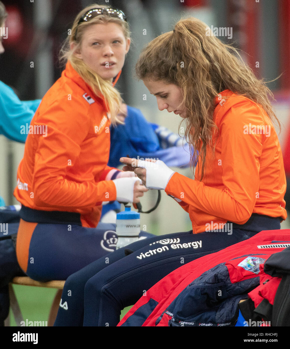 Hamar, Norway. 2 february 2019 Hamar, Norway Speedskating World Cup ...