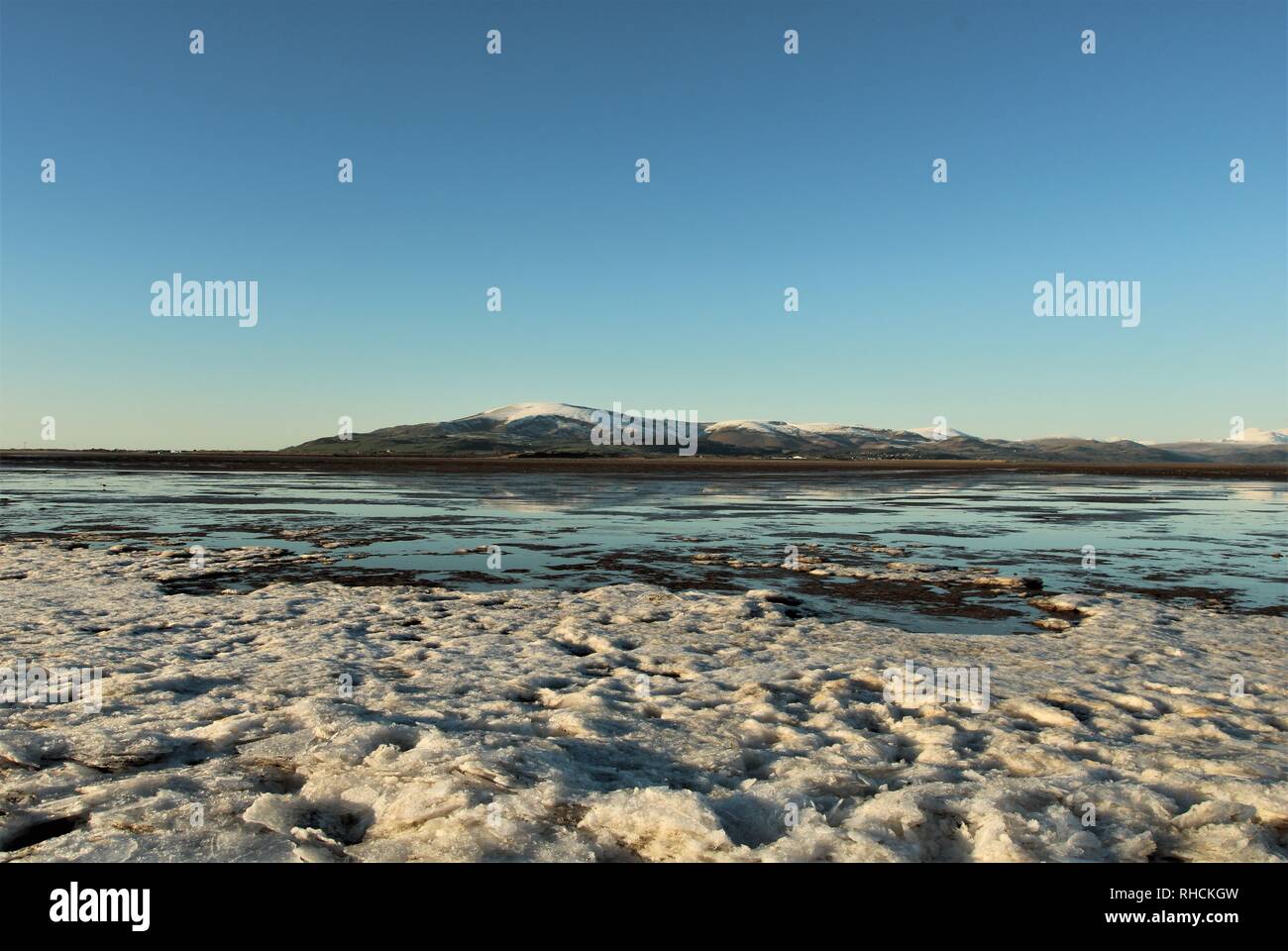 Sandscale Haws Cumbria UK. 2nd February 2019. UK Weather. Cold and ...