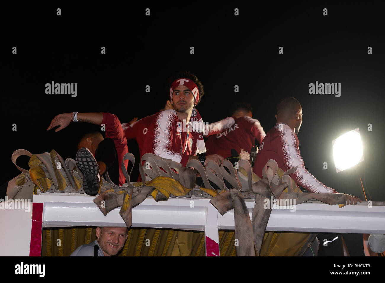Qatari fans hi-res stock photography and images - Alamy