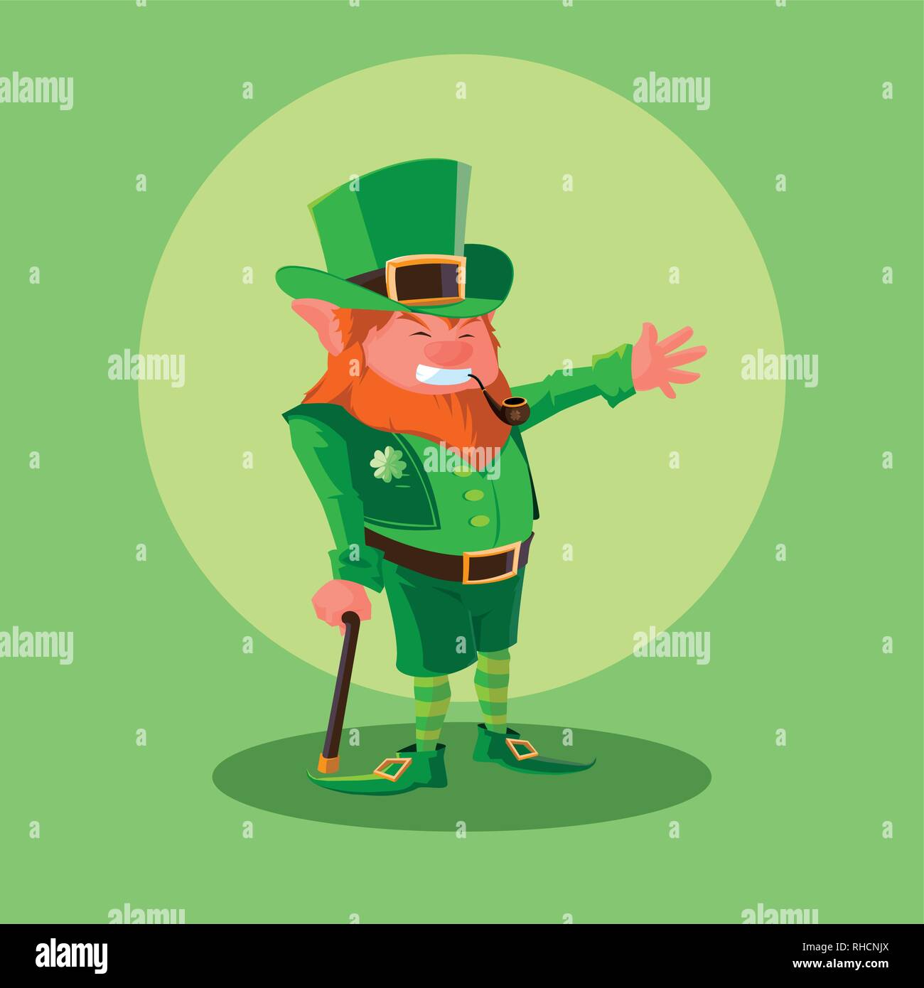 Irish elf character comic hi-res stock photography and images - Alamy