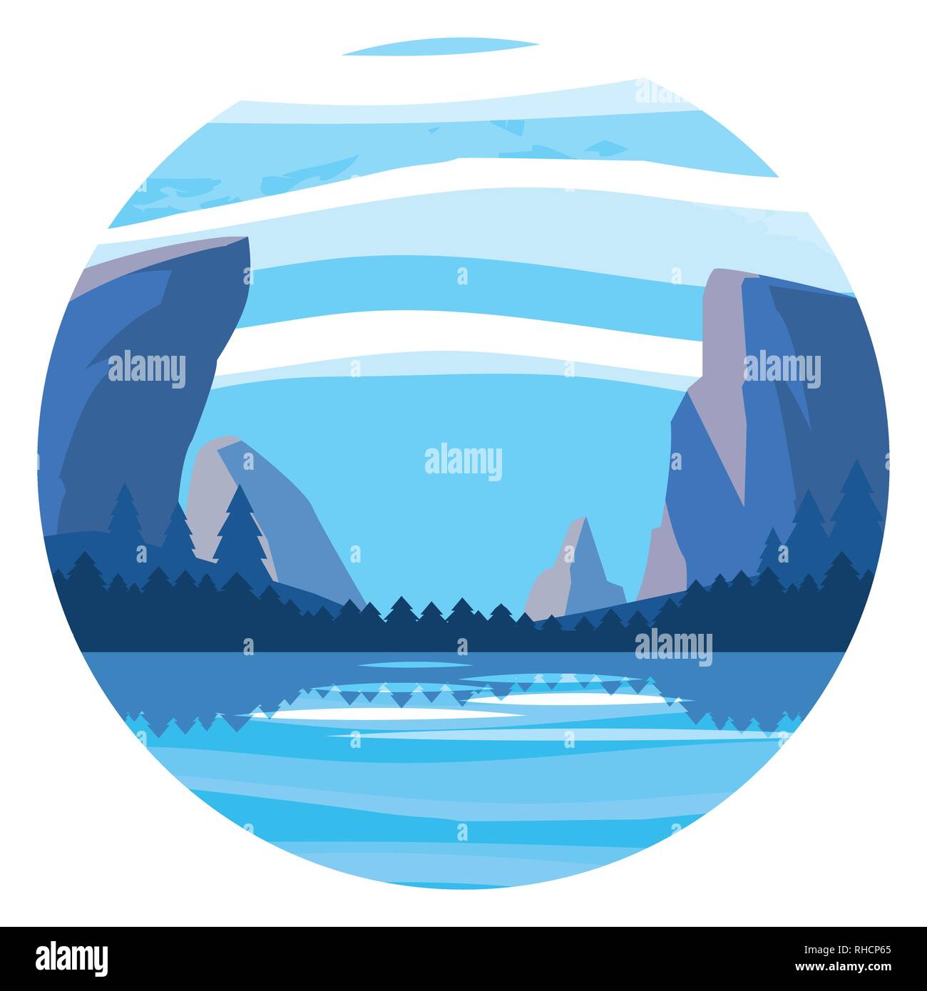 Circular panoramic Stock Vector Images - Alamy