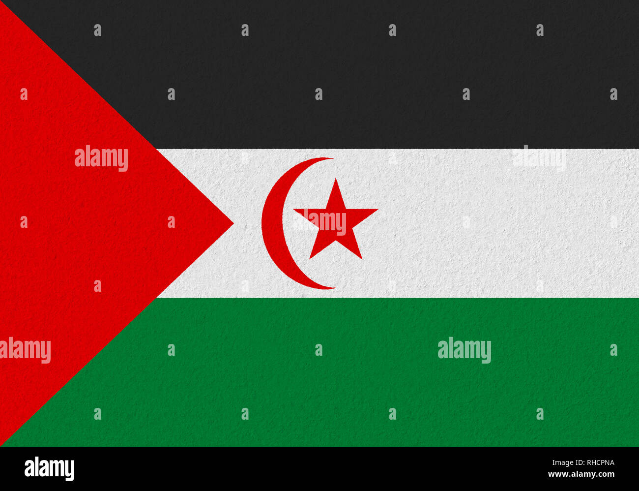 Flag of sahrawi republic hi-res stock photography and images - Alamy