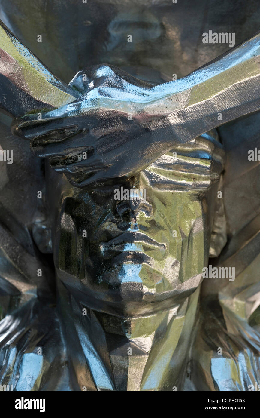 Karma, statue by Korean artist Do-ho Suh, New Orleans Sculpture Garden ...