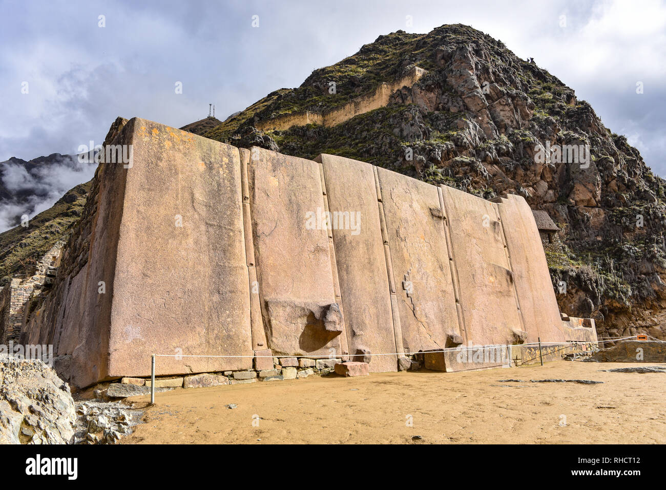 Cusco, Peru - Oct 22, 2018: Wall of the Six Monoliths at the ...