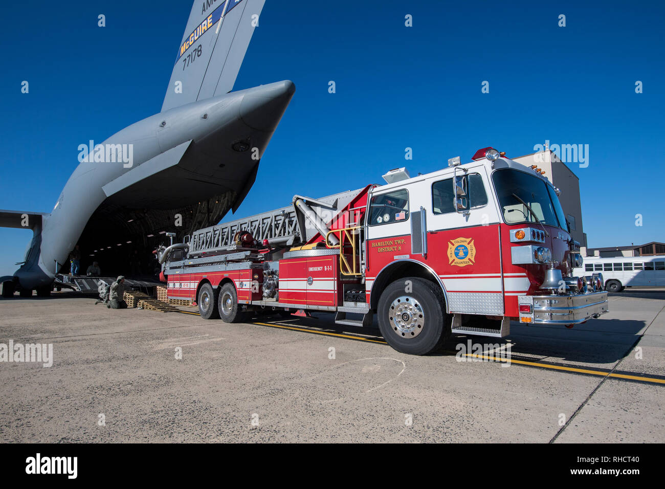 U.S. Airmen with the 305th Aerial Port Squadron and 732nd Airlift ...